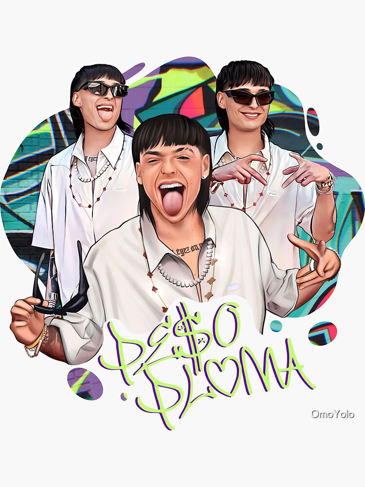 "Peso Pluma" Sticker for Sale by OmoYolo | Redbubble