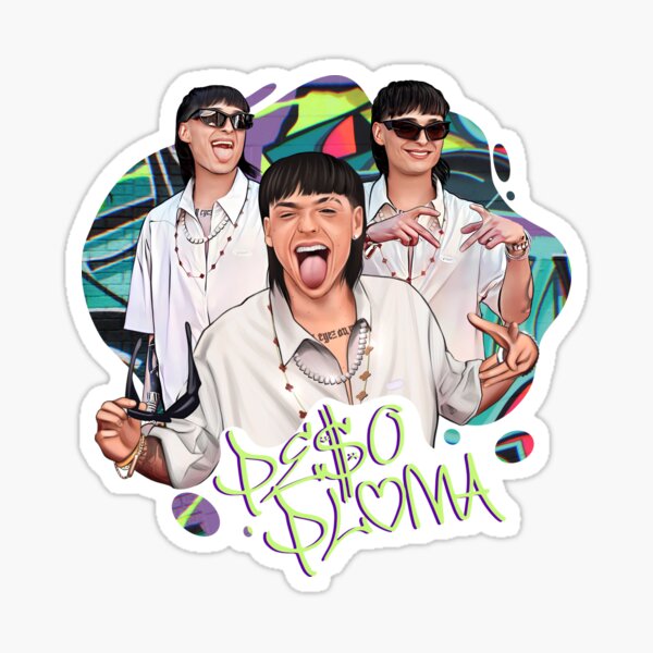 "Peso Pluma" Sticker for Sale by OmoYolo | Redbubble