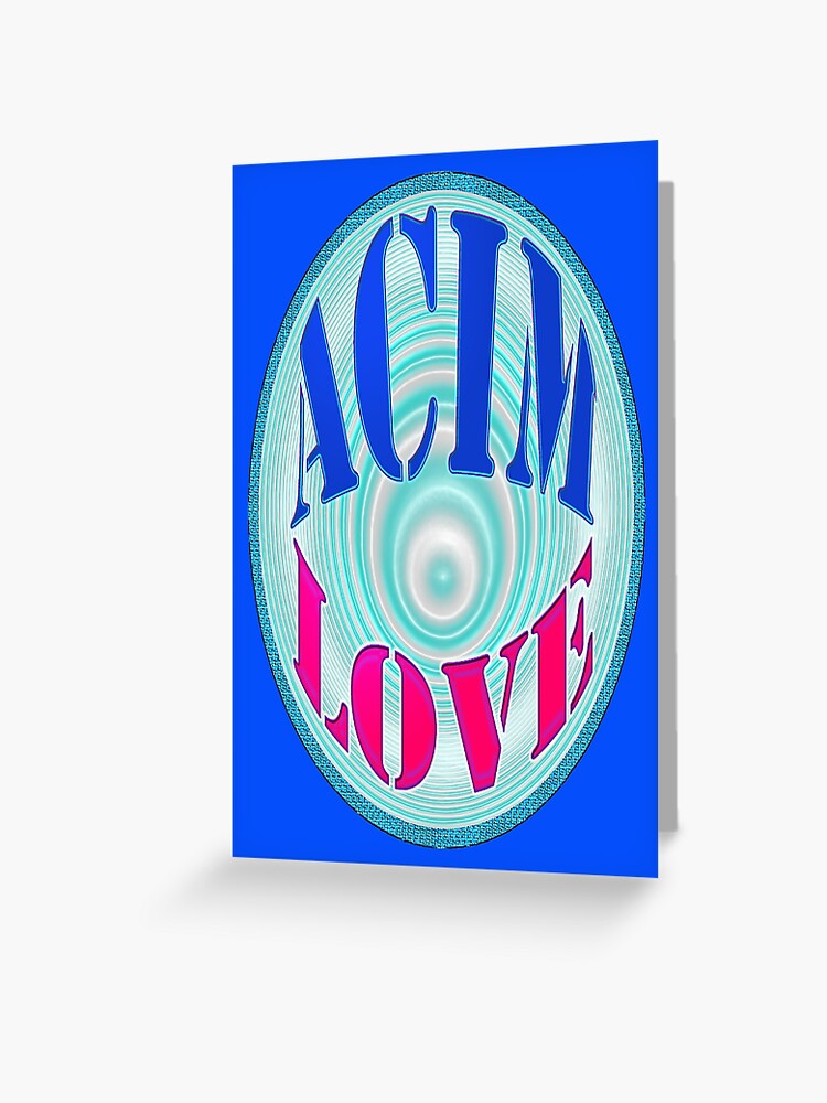 "ACIM-LOVE avatar + Course details" Greeting Card for Sale by ACIM-LOVE ...