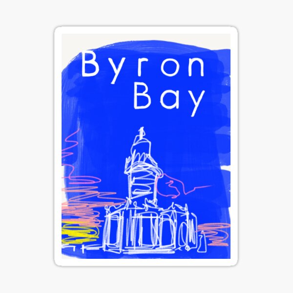 "Byron Bay" Sticker for Sale by aphrahesse | Redbubble