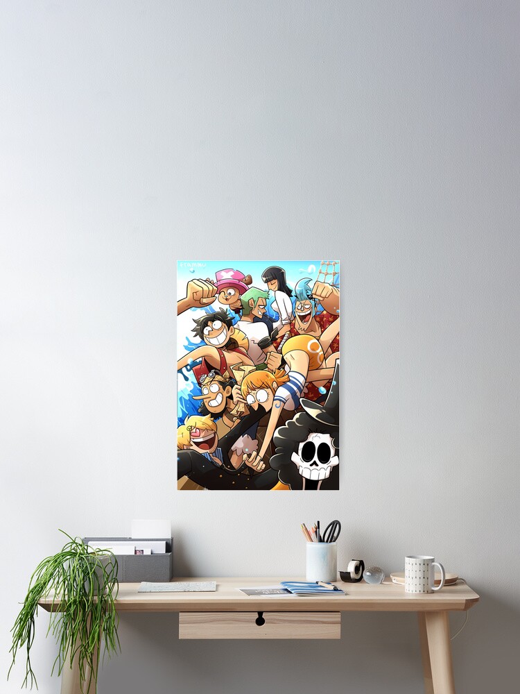 "One Piece Pre Timeskip" Poster by Frammu | Redbubble