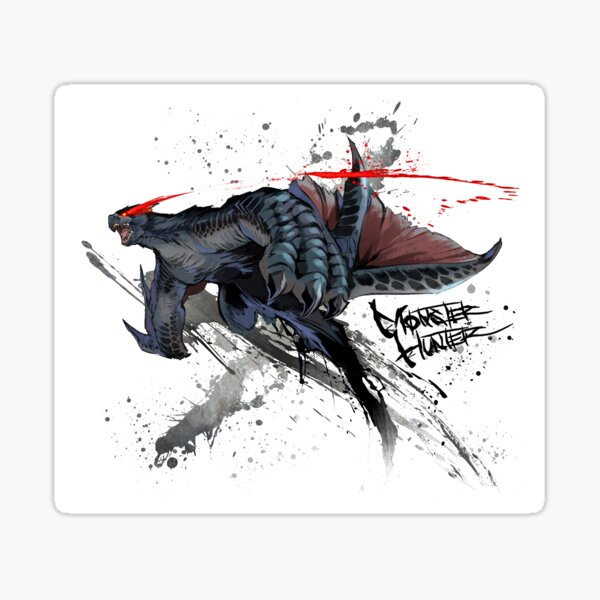 "Monster Hunter" Sticker for Sale by fMurasaki | Redbubble