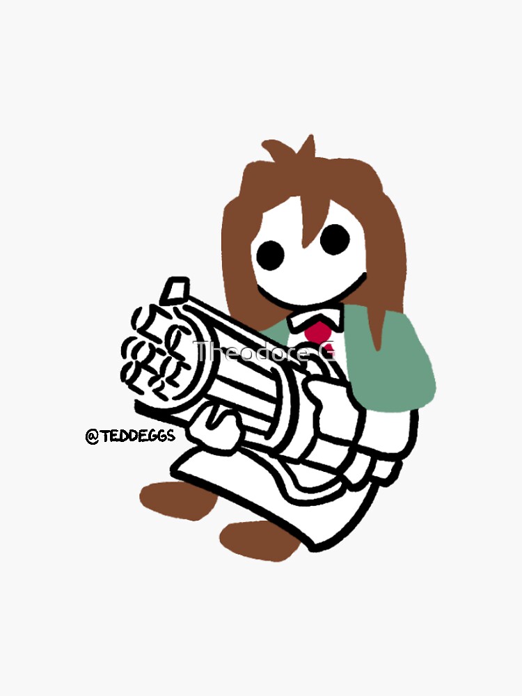 "TINY MILLY" Sticker for Sale by Syrup-inks | Redbubble