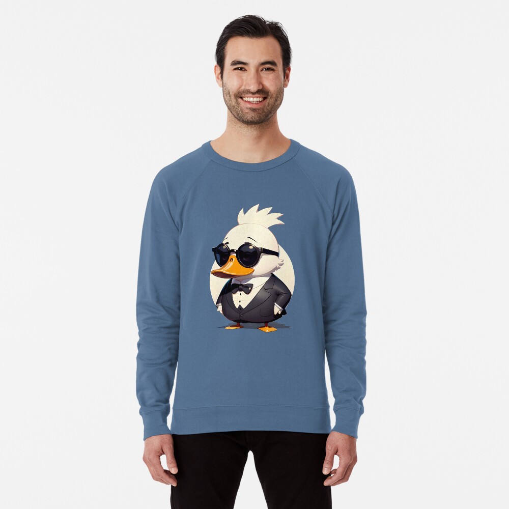 "Duck agent with a suit and sunglasses" Sticker by ioto-visuals | Redbubble