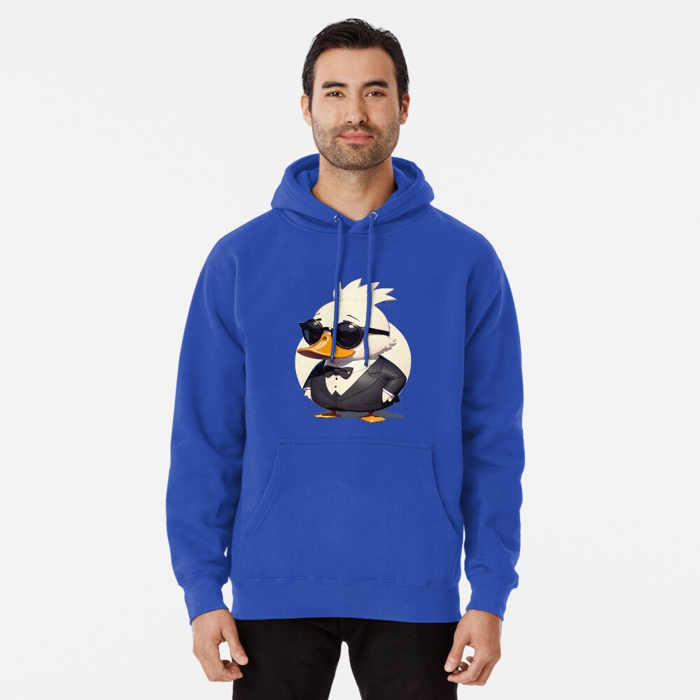 "Duck agent with a suit and sunglasses" Sticker by ioto-visuals | Redbubble