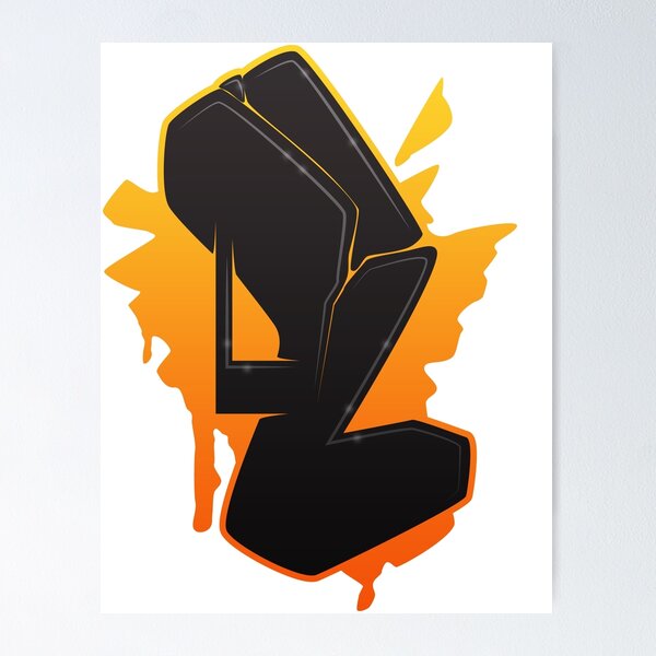"L - Graffiti letter" Poster for Sale by joax | Redbubble