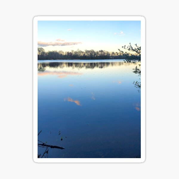 "Reflective Pond " Sticker for Sale by etherealwonders | Redbubble