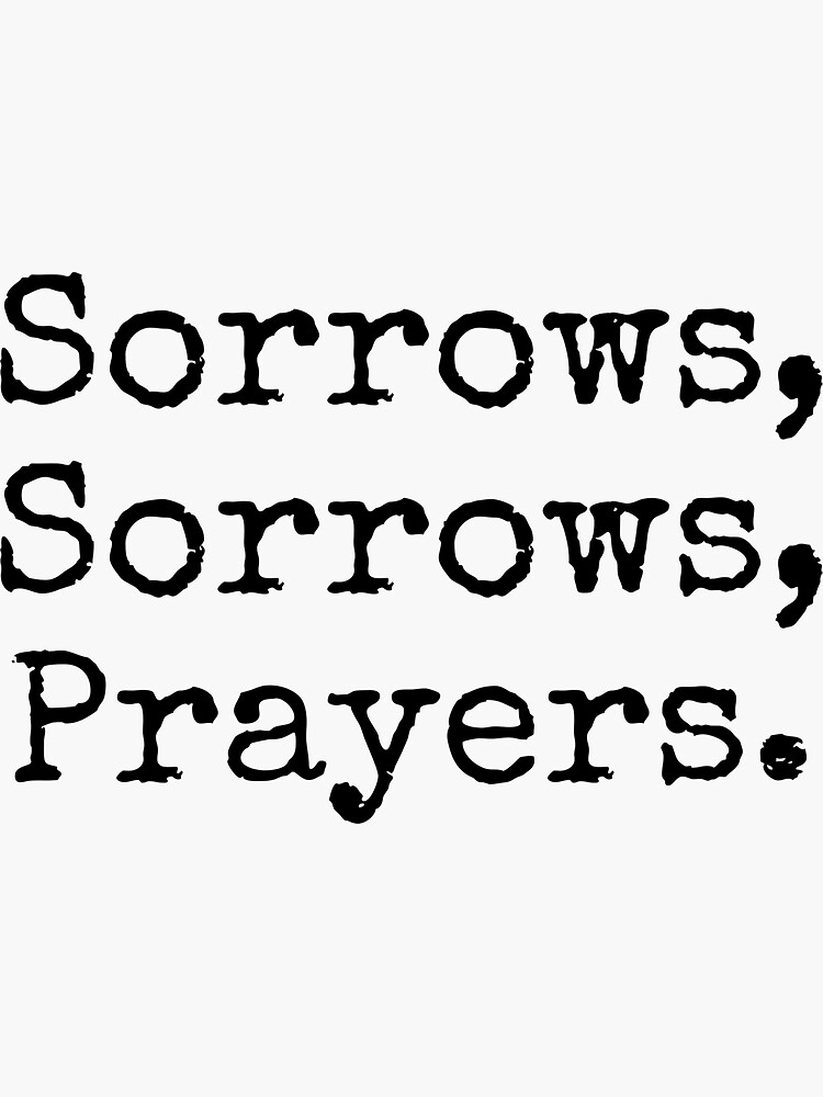 Sorrows Sorrows Prayers Queen Charlotte Sticker For Sale By Alesiaskye Redbubble