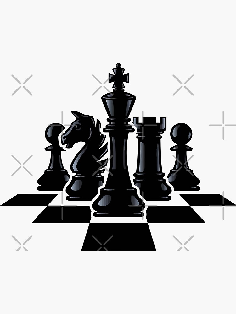 "Chess Master" Sticker for Sale by KingSlayer80 | Redbubble