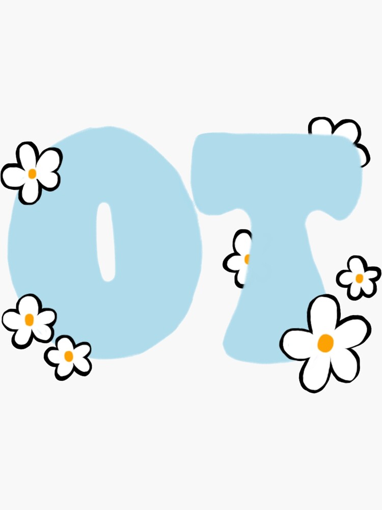 "Groovy OT" Sticker for Sale by sareberries | Redbubble