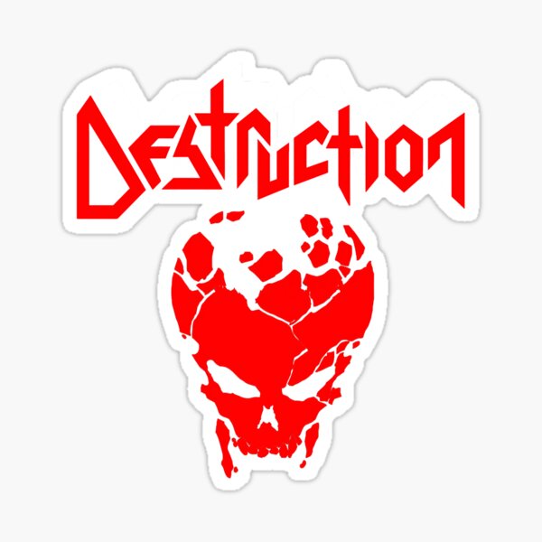 "Total Destruction" Sticker for Sale by StanleyStailey | Redbubble