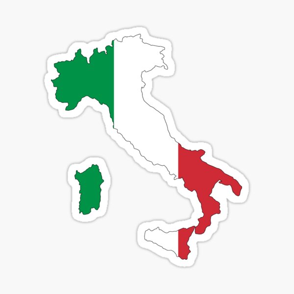 "Italy" Sticker for Sale by GuGeZo99 | Redbubble