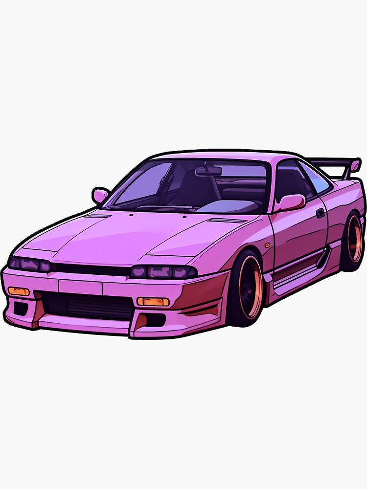 " Nissan 240SX" Sticker for Sale by gnarlax | Redbubble