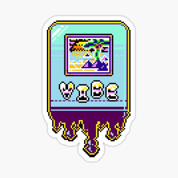 "Vaporwave Vibe" Sticker for Sale by bugbeast | Redbubble