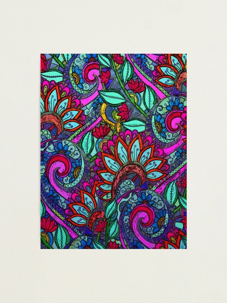 Colorful Paisley Pattern