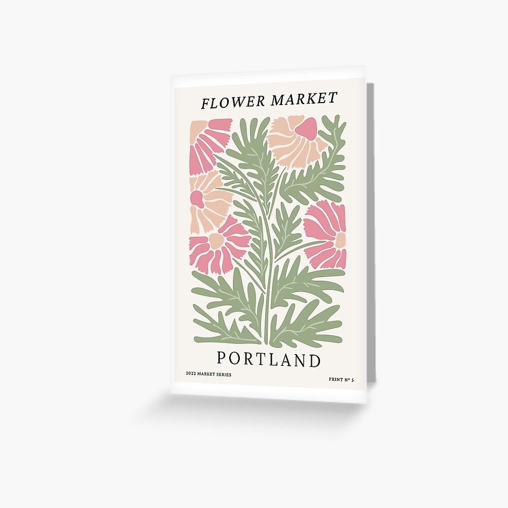 "Portland Flower Market Botanical" Poster for Sale by mystikwhale ...