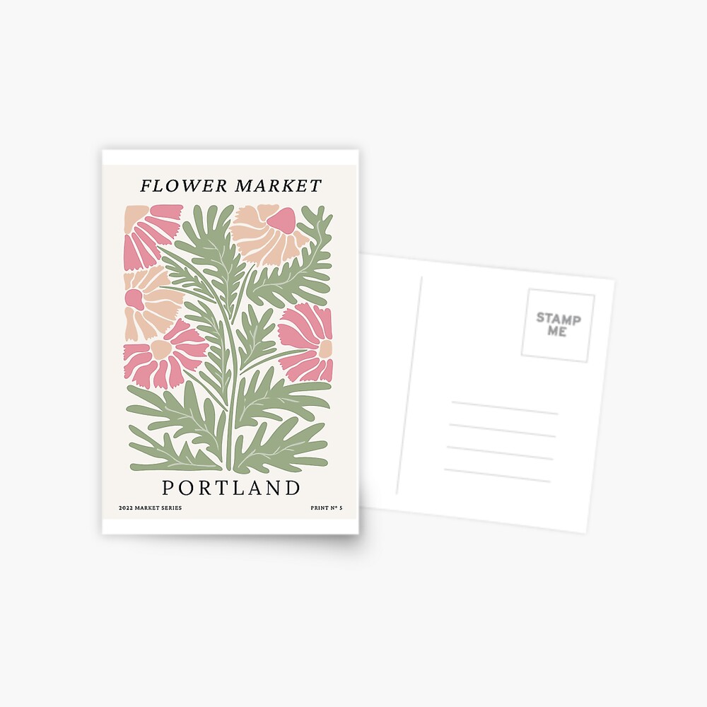 "Portland Flower Market Botanical" Poster for Sale by mystikwhale ...