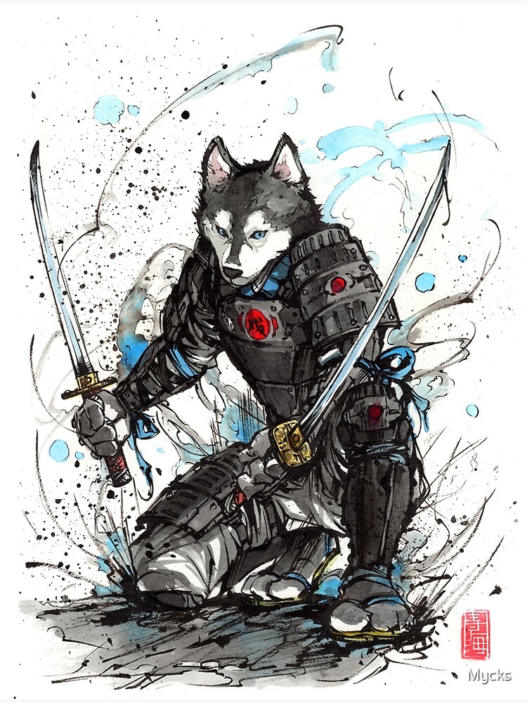 "Year of the Dog..Samurai! Chinese Zodiac" Poster for Sale by Mycks ...