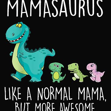 "Mamasaurus T rex Mom Family Matching" Sticker by mainana78 | Redbubble