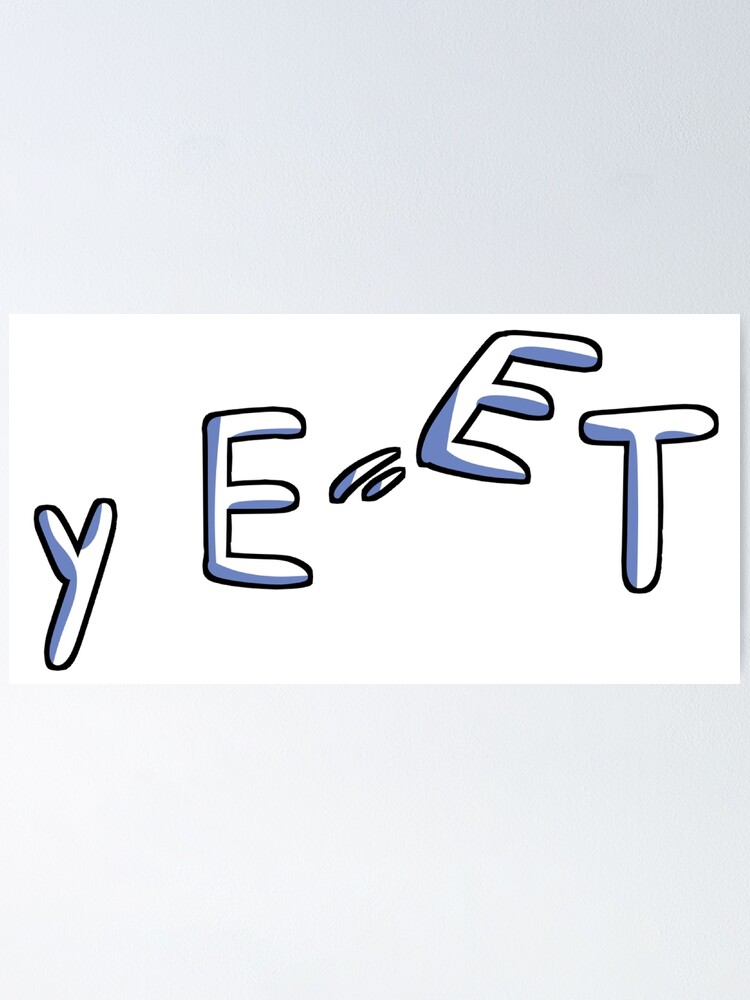"YEET" Poster by Raakxhyr | Redbubble