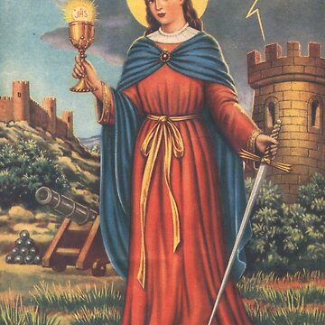 "St Barbara" Sticker for Sale by mandaber | Redbubble