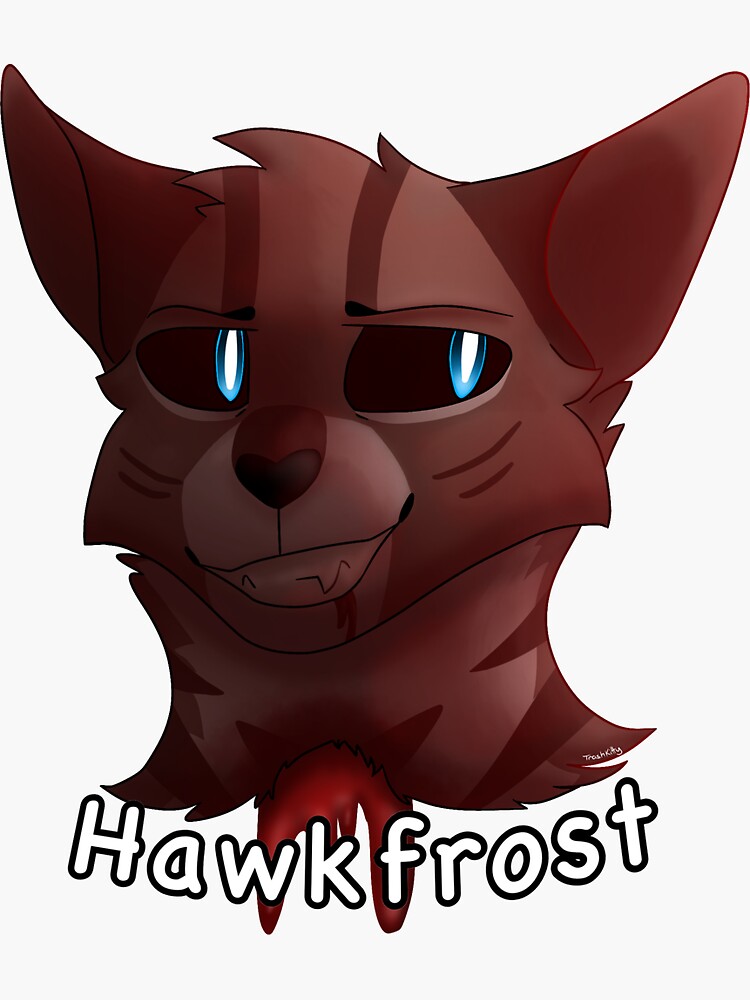 "Hawkfrost" Sticker for Sale by ZombieWolf420 | Redbubble