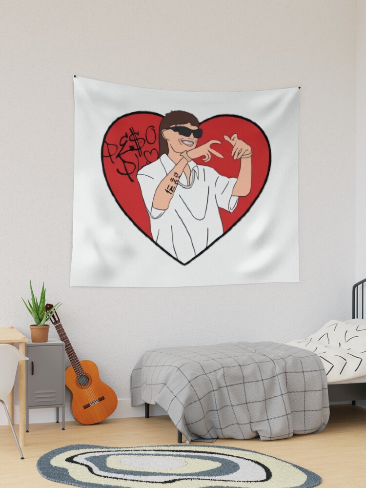 "peso pluma aesthetic haircut nails album cover and becky g" Tapestry ...