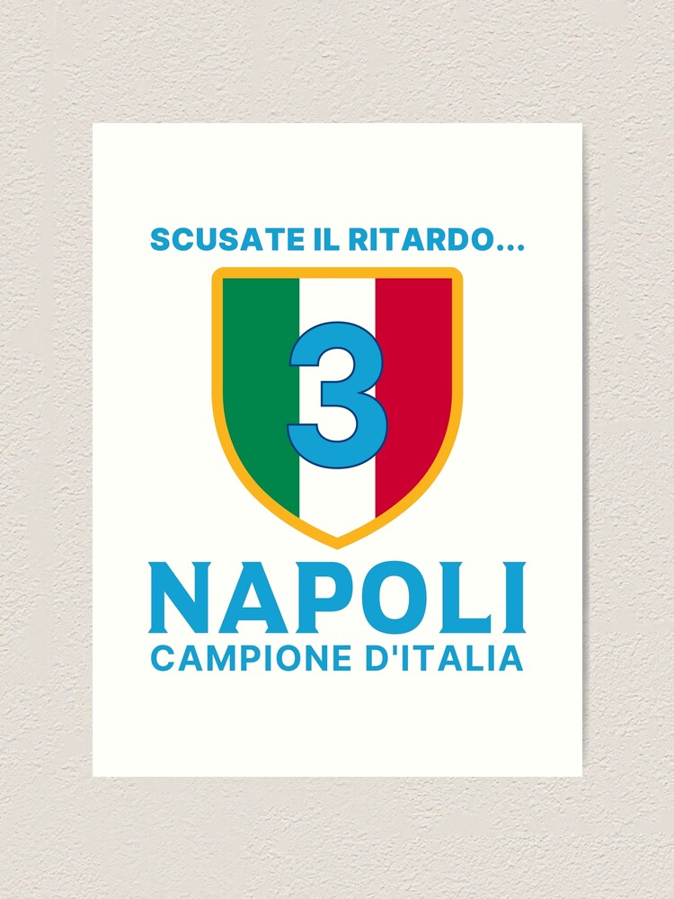"SSC Napoli Campioni d'Italia 2022 - 2023 Black Version Forza Napoli ...