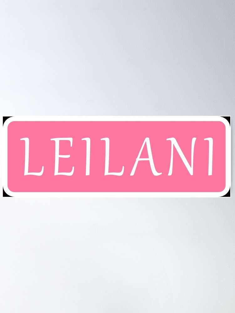 Leilani Name Lovely Girl Names That Start With L