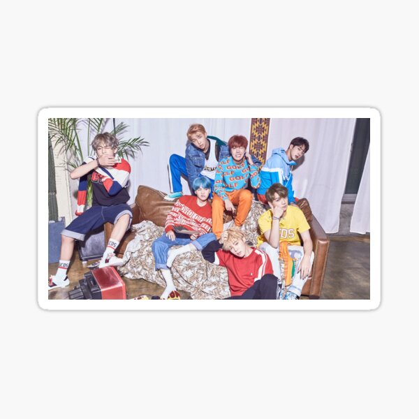 "BTS Group Photo" Sticker by OMxHYUNGWON | Redbubble