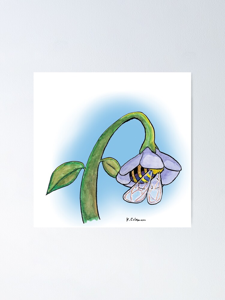 "Heavy Bee" Poster for Sale by KColeman | Redbubble