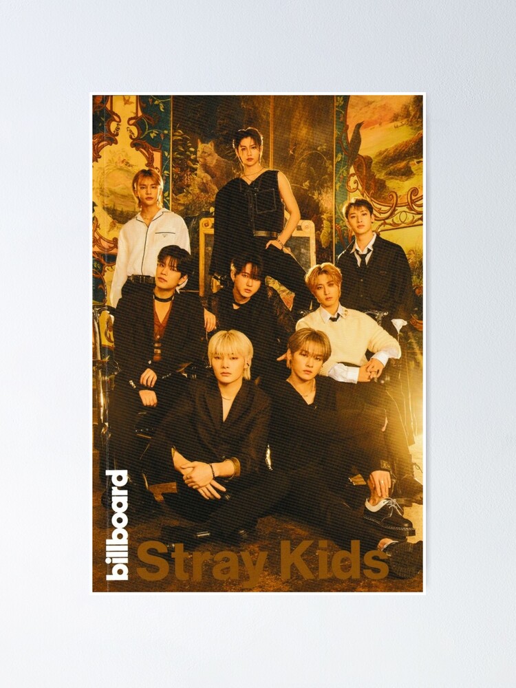 "Stray Kids 5 STAR billboard photoshoot ot8 kpop boy group poster ...