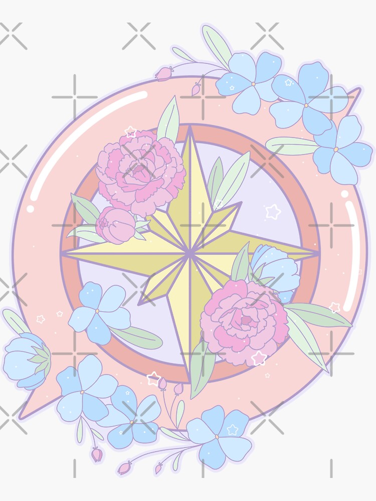 "SKZ Flower Compass" Sticker for Sale by GingerDesigner | Redbubble