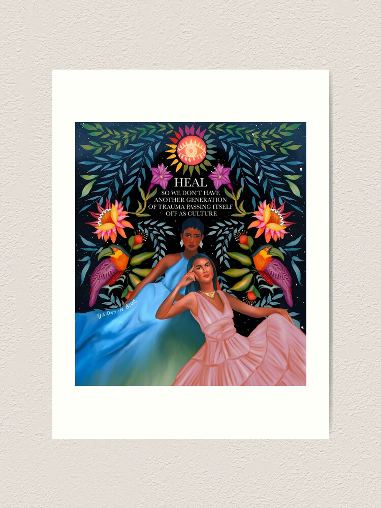 "Generational Trauma " Art Print for Sale by visionsinblue | Redbubble