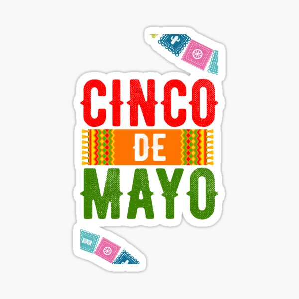 "Celebrate the fifth of may" Sticker by Middesign12 | Redbubble