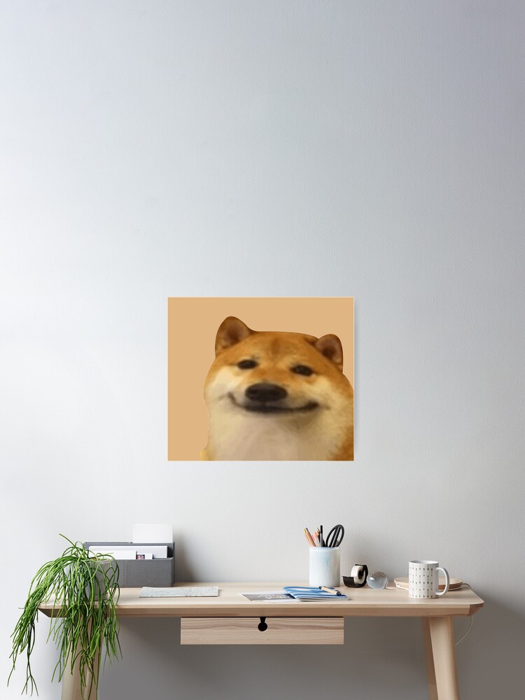 "doge meme" Poster for Sale by tttatia | Redbubble