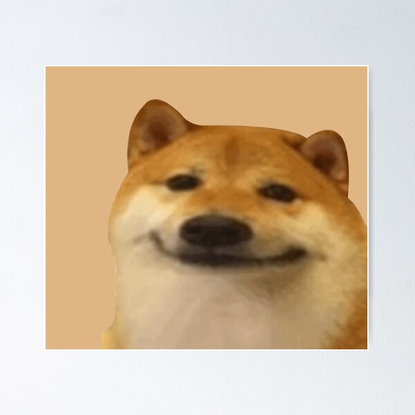 "doge meme" Poster for Sale by tttatia | Redbubble