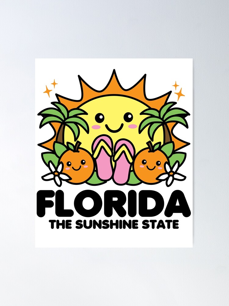 Florida Sunshine State Clip Art 4k Uhd