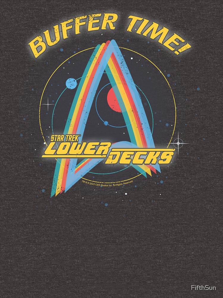 "Star Trek: Lower Decks Vintage Rainbow Buffer Time!" Essential T-Shirt ...
