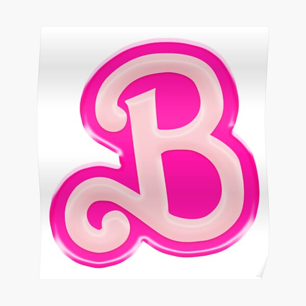 "Barbie Logo" Poster for Sale by Guilherme Rodrigues | Redbubble