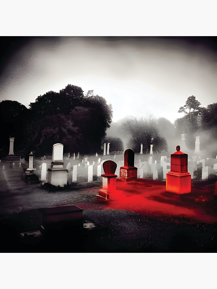 Red Light Cemetery Premium Matte Vertical Poster sold by Chris Duncan ...