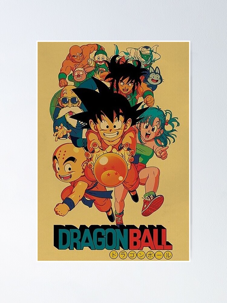 "Dragon Ball Vintage" Poster for Sale by pamelaperryy | Redbubble