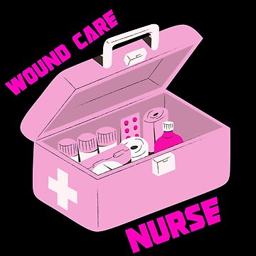 "Wound Care Nurse (Pink)" Sticker for Sale by Alt & Allied Designs ...