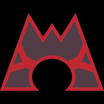 "Team Magma Logo " Sticker for Sale by UniqWiso | Redbubble