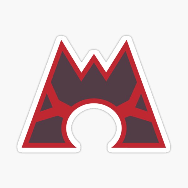 "Team Magma Logo " Sticker for Sale by UniqWiso | Redbubble