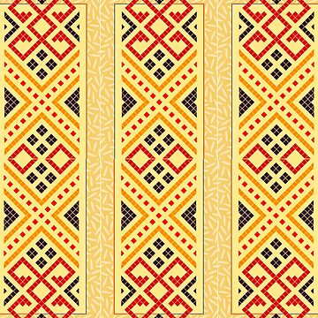 "North Borneo motive and pattern, Kadazan Dusun" Greeting Card for Sale ...