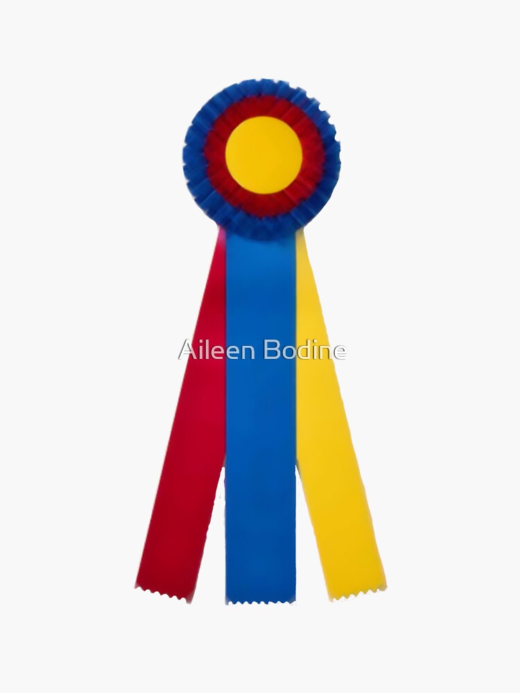 "Champion Ribbon" Sticker for Sale by midge1224 | Redbubble