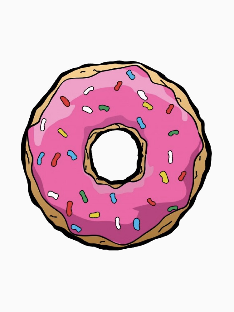 "Simpsons Donut" T-shirt for Sale by arrttu | Redbubble | the simpsons ...