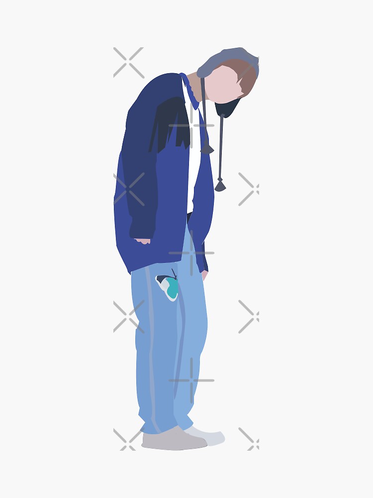 "BTS V Spring Day" Sticker for Sale by redledger | Redbubble