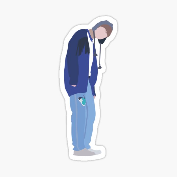 "BTS V Spring Day" Sticker for Sale by redledger | Redbubble
